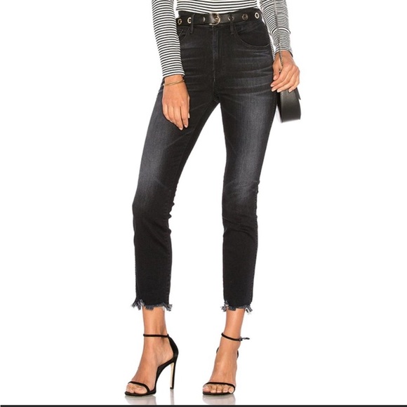 3x1 | Jeans | 3x Jeans Distressed Fringe Hem Mid Stretch Denim Shake ...